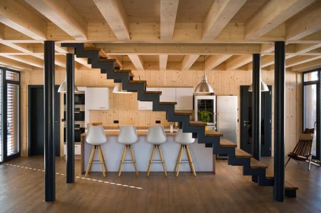 Masivna lesena hiša brez grama lepila: iQwood - Ambienti