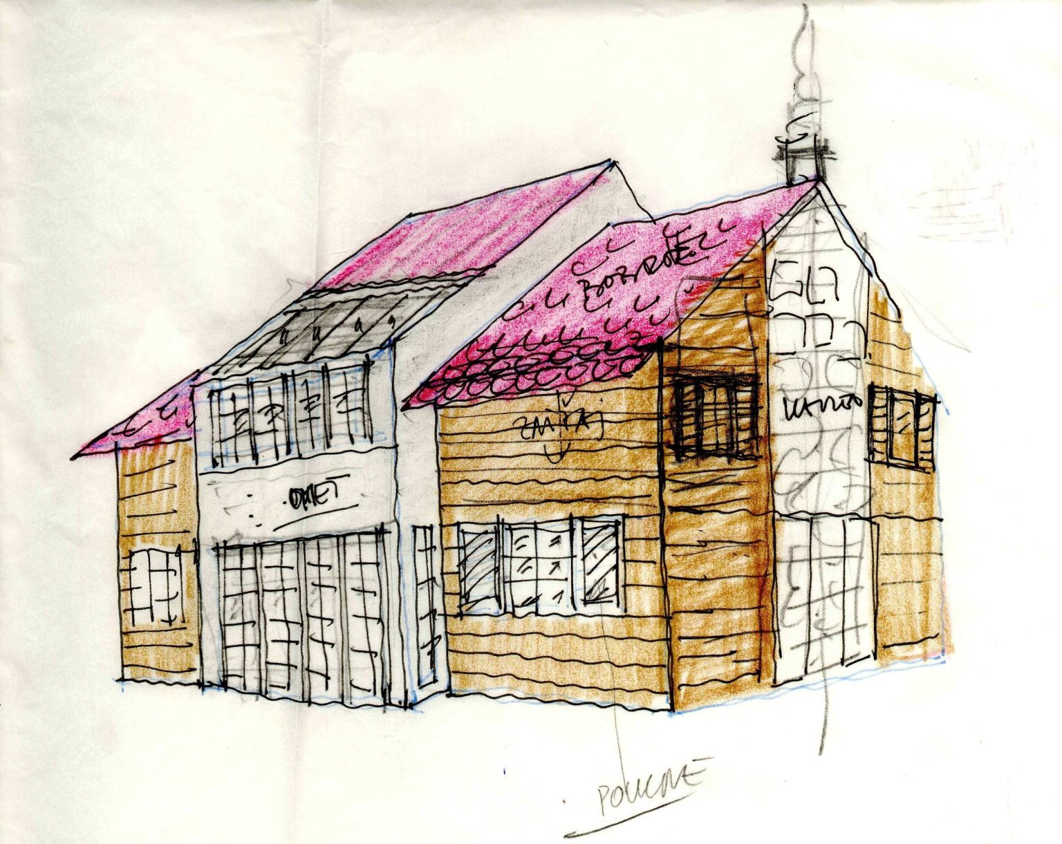 Pravljična hiška, ki je začasni dom košarkarja Žige Dimca - Ambienti